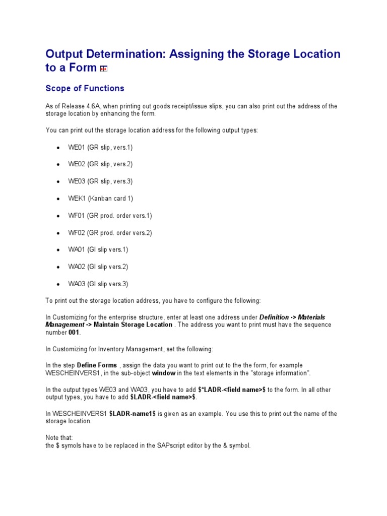 Output Determination ST Loc in Form | PDF | Invoice | Accounts Payable