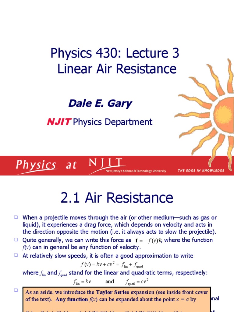 Physics430 Lecture03 | PDF | Physics | Mechanics