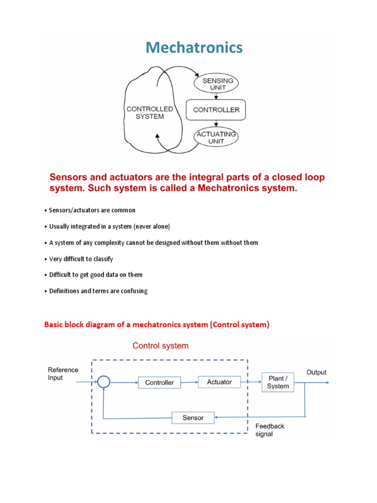 Sensors PPT Notes | PDF | Sensor | Actuator