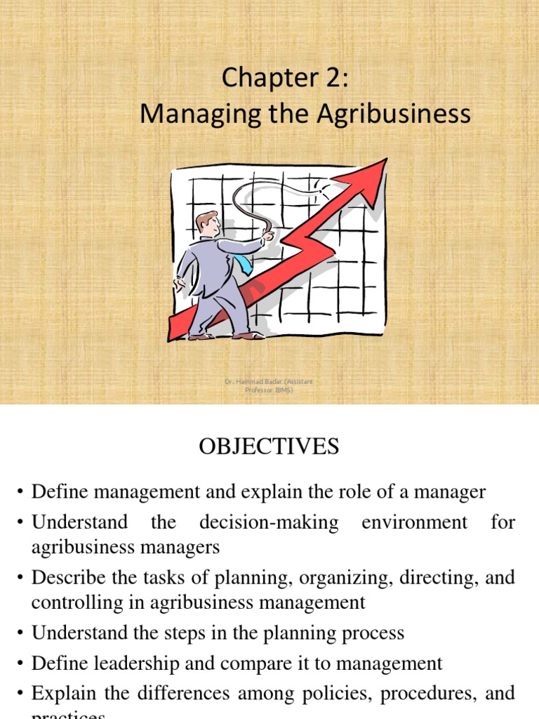 Chapter 2 - Managing The Agribusiness | PDF | Goal | Leadership Chapter 2 - Managing The Agribusiness | PDF | Goal | Leadership