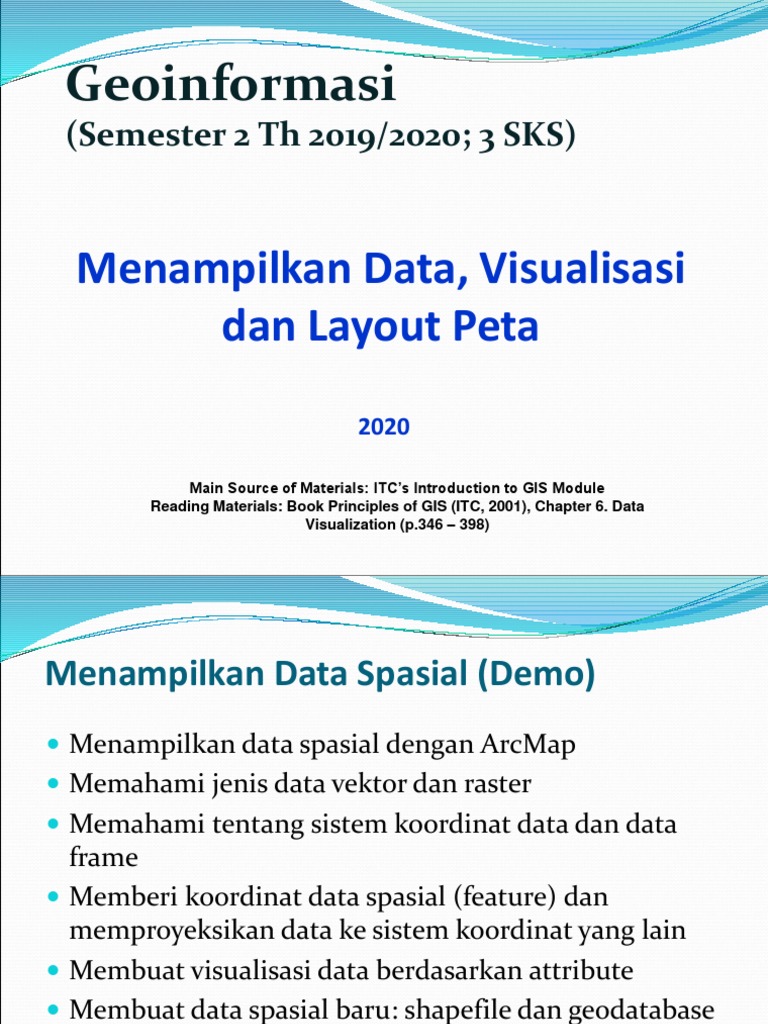 Visualisasi Data Spasial | PDF | Landslide | Geographic Information System
