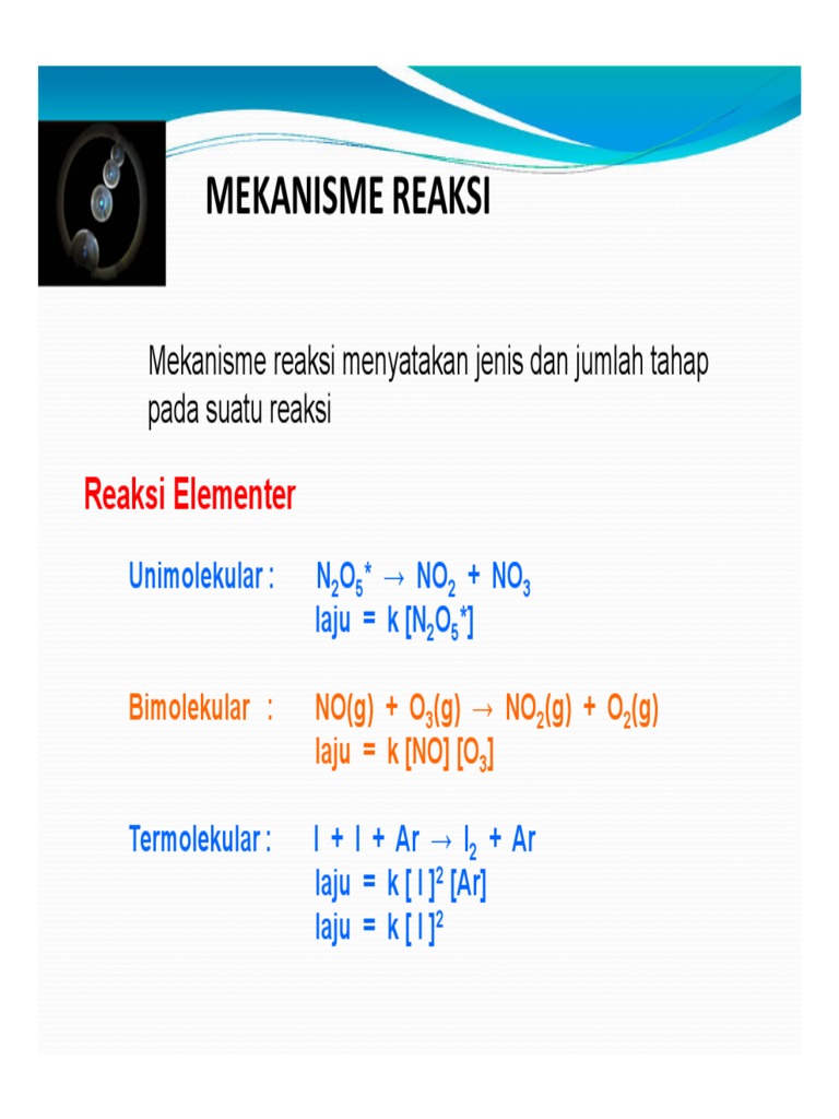 Mekanisme Reaksi | PDF