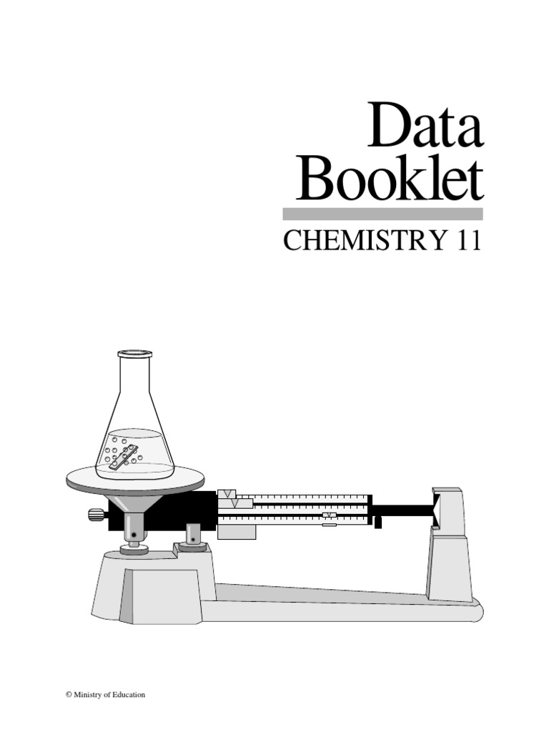 Regular Chemistry 11 DataBooklet | PDF | Chemical Elements | Hydroxide