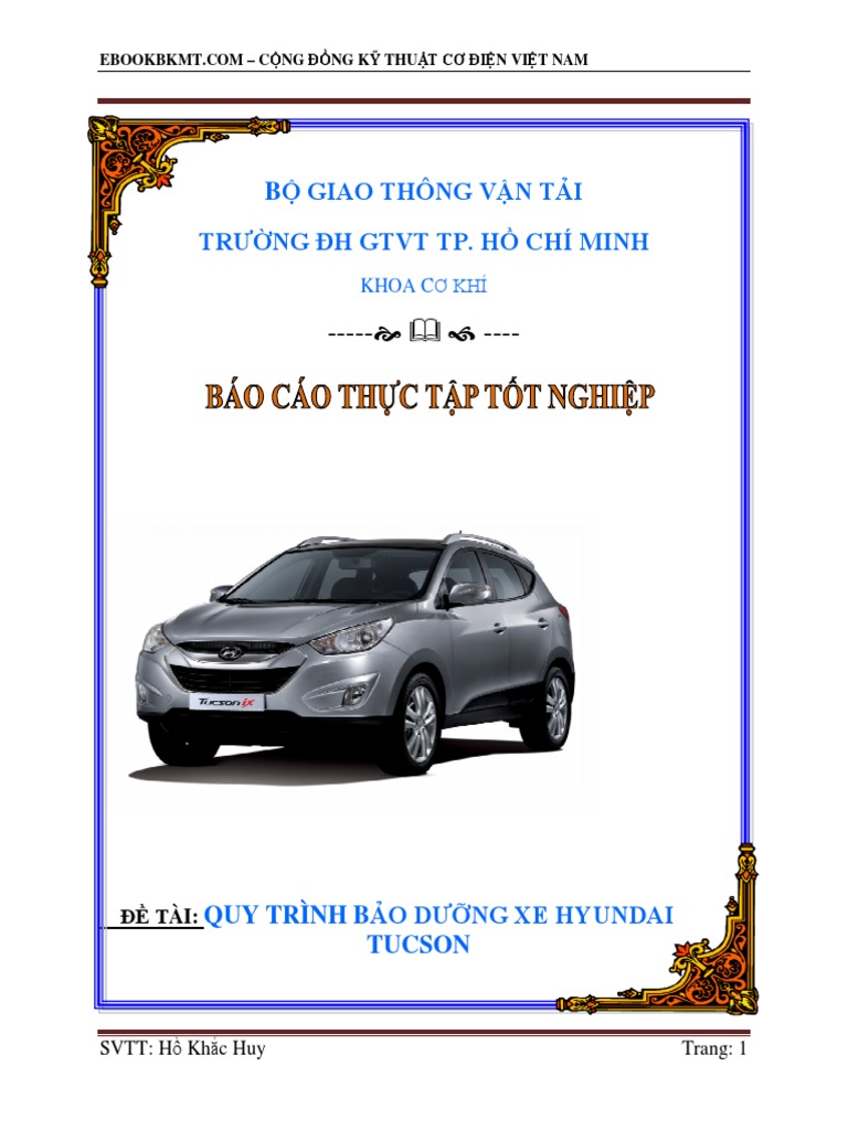 Quy Trình Bảo Dưỡng Xe Hyundai Tucson | PDF