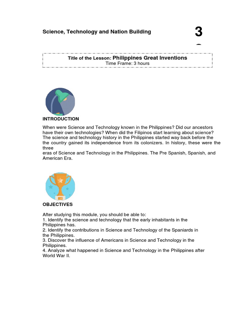 Filipino Inventors and Their Innovations | PDF | Science | Philippines