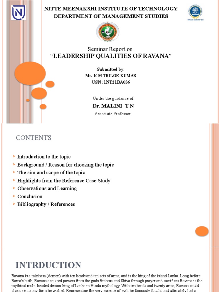 Trilok Final Seminar | PDF | Rama | Ramayana