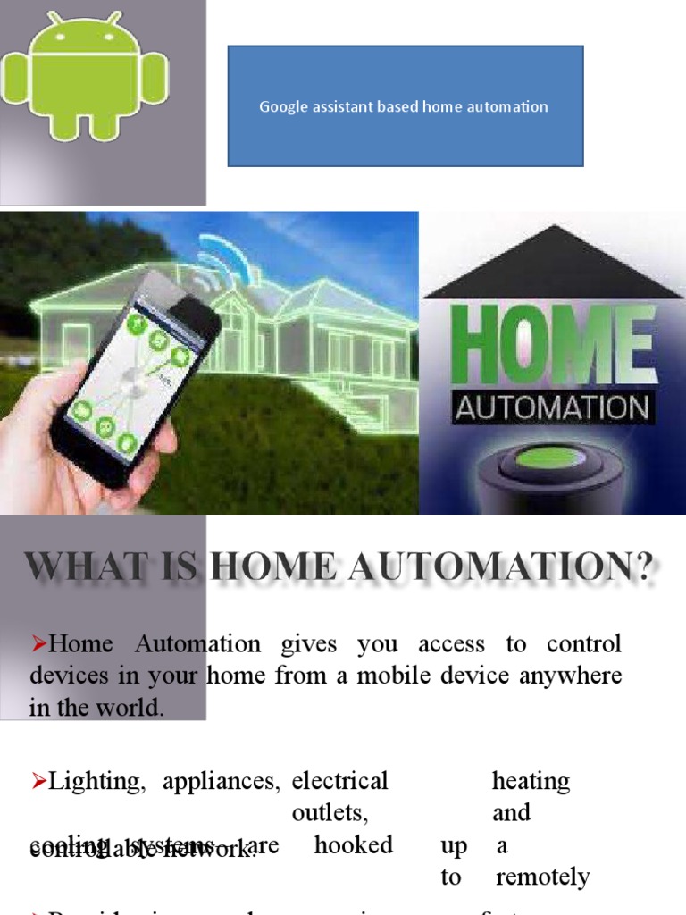 Google Assistant Home Automation System | PDF | Home Automation | Wi Fi