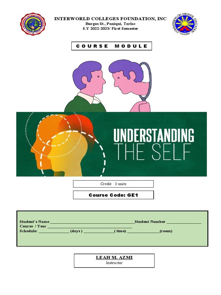 Understanding the Self Course Module | PDF | Soul | Socrates