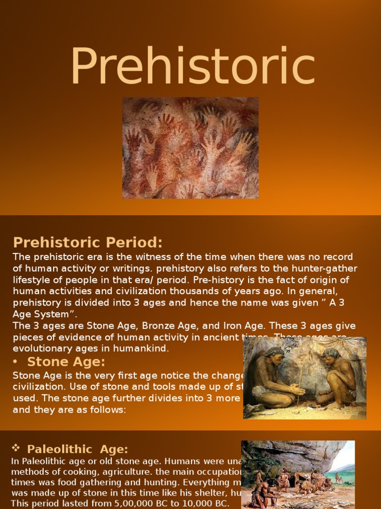 Presentation 1 | PDF | Stone Age | Paleolithic