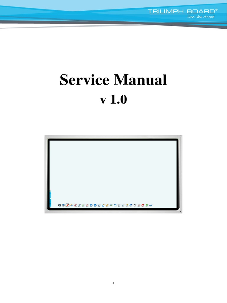 Triumph Board Led LCD Service Manual | PDF | Hdmi | Electronic Engineering