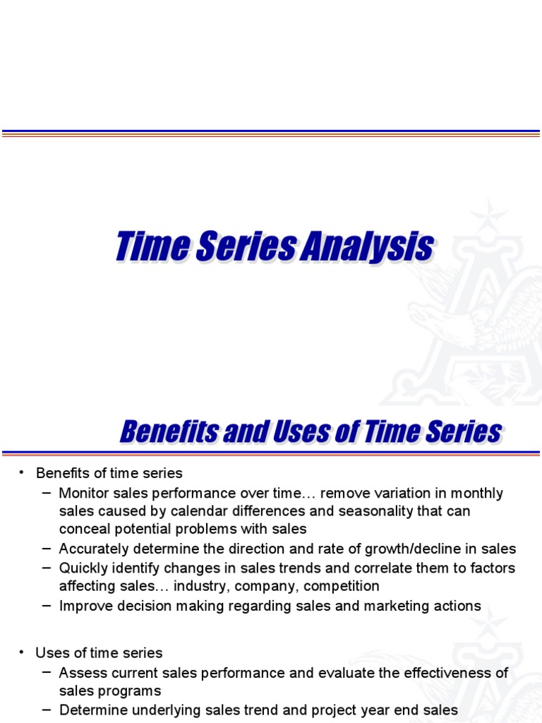 Chapter 9 Time Series Analysis | PDF | Time Series | Seasonality Chapter 9 Time Series Analysis | PDF | Time Series | Seasonality