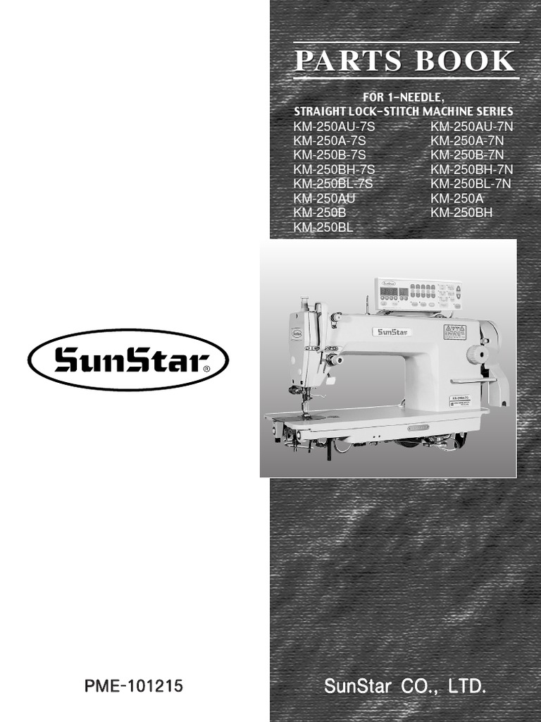 KM-250 250BL Pme | PDF | Equipment | Machines
