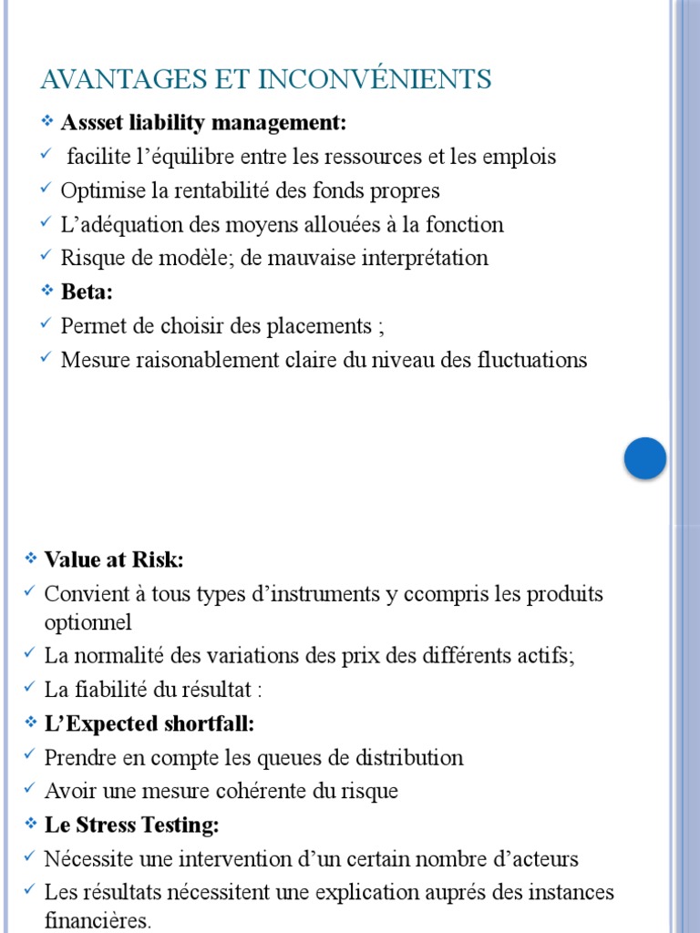 Avantages Et Inconvénients | PDF