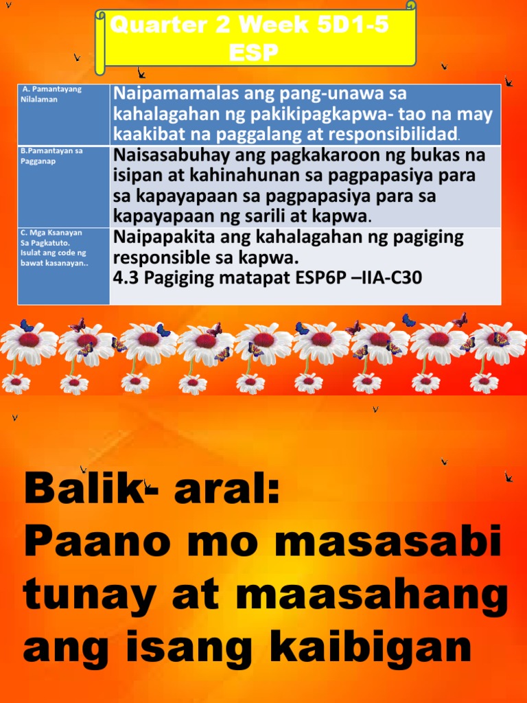 Esp Powerpoint Dec 5-9 | PDF