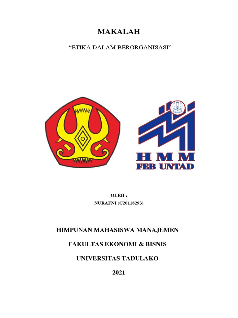 Etika dalam Berorganisasi: Panduan Dasar | PDF