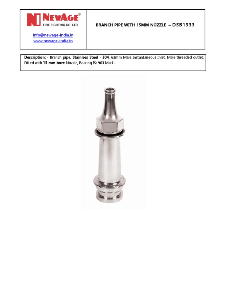 SS Branch Pipe | PDF