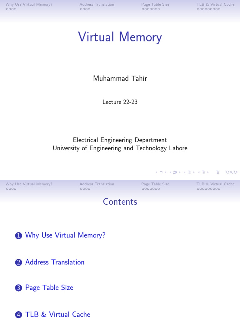 Virtual Memory | PDF | Cpu Cache | Computing