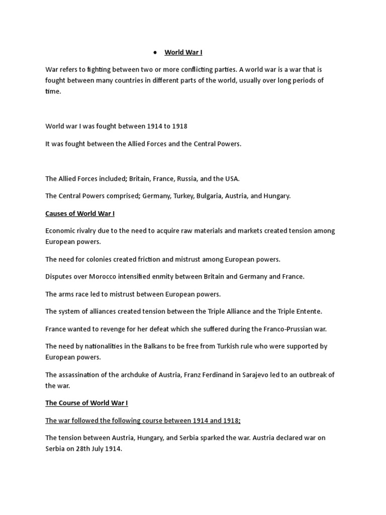 World War 1 and 2 | PDF | World War II | League Of Nations