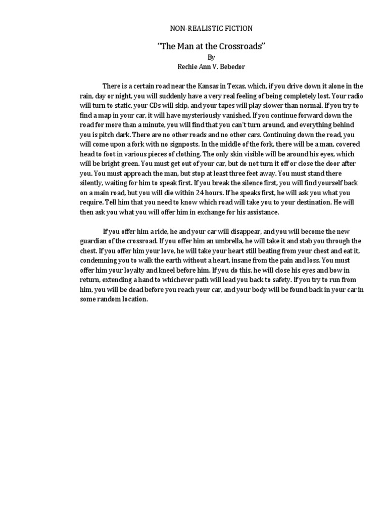 Non Realistic Fiction | PDF