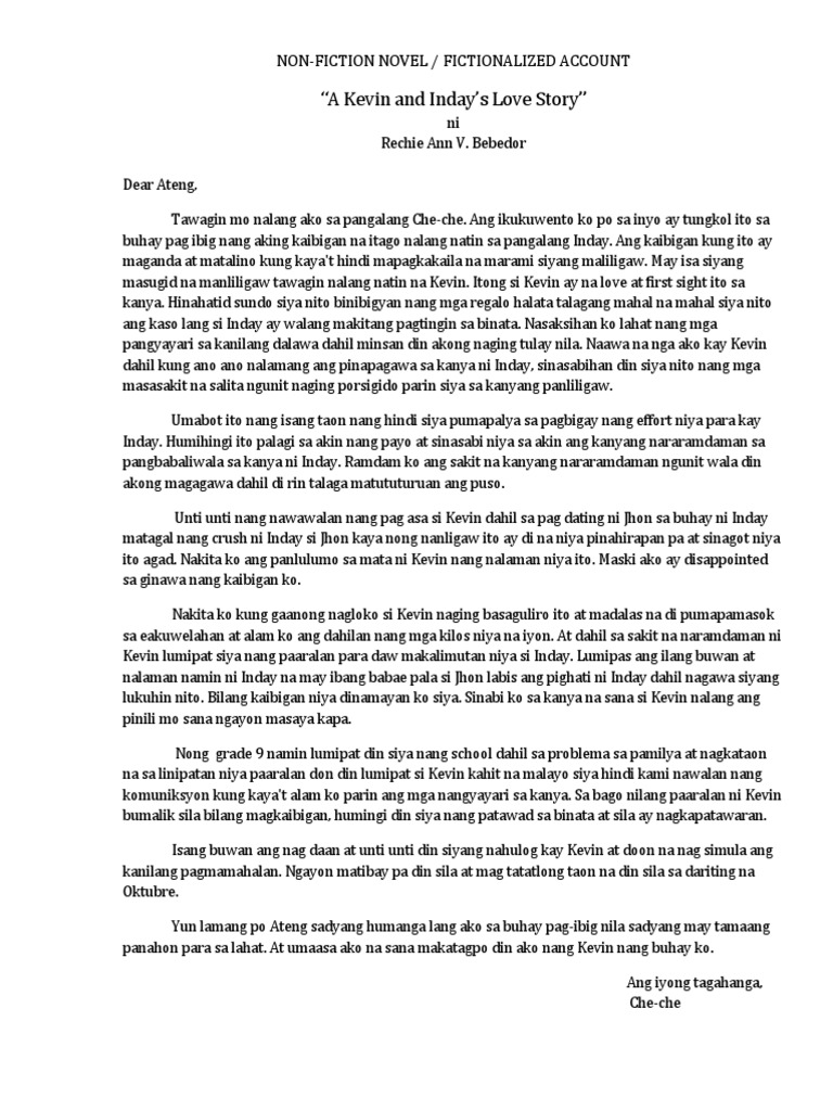 Non Fiction Novel | PDF