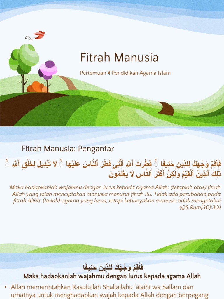 Fitrah Manusia dalam Islam | PDF