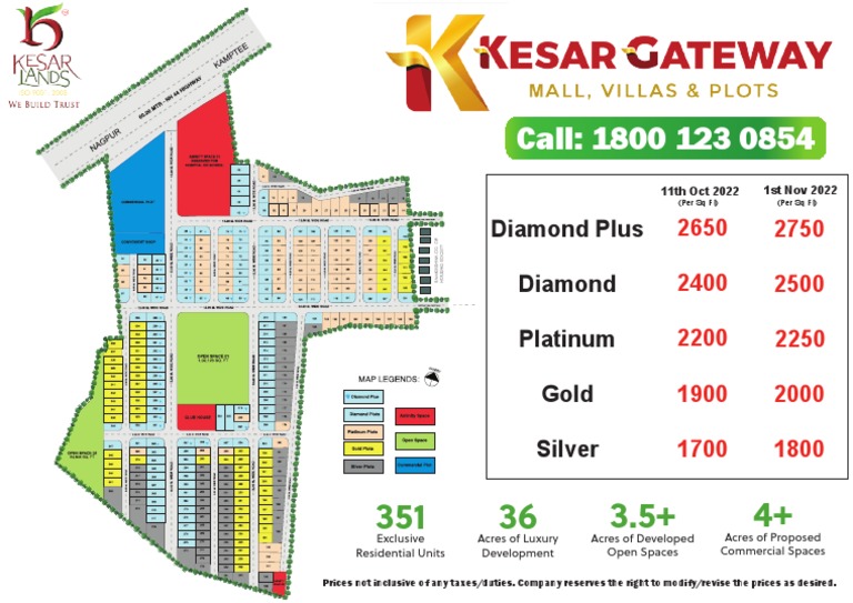 Plot Category Map - NEW Pricing - 11 OCT V 2.0 | PDF