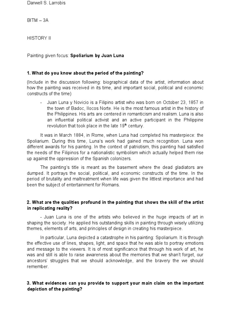 Exercise 2.3 Painting | PDF | The Arts