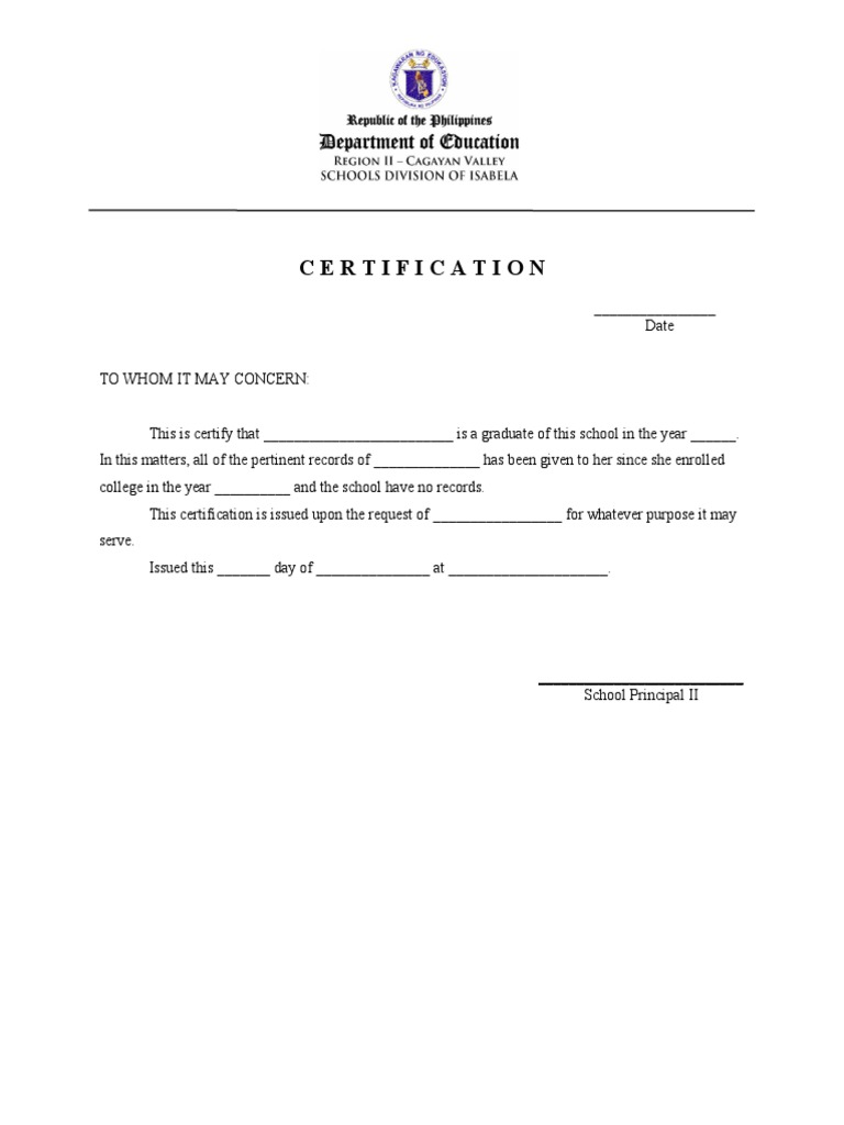 certification letter | PDF