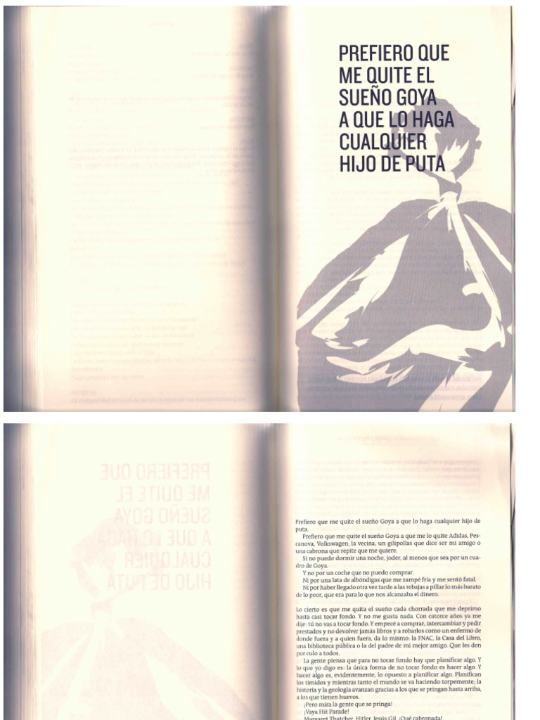 Prefiero Que Me Quite El Sueño Goya A Que Lo Haga Cualquier Hijo de ...