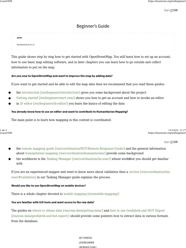 Learn OSM | PDF | Software Engineering | Computer Data