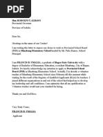 Sample Application Letter For Deped | PDF | Teachers | Schools