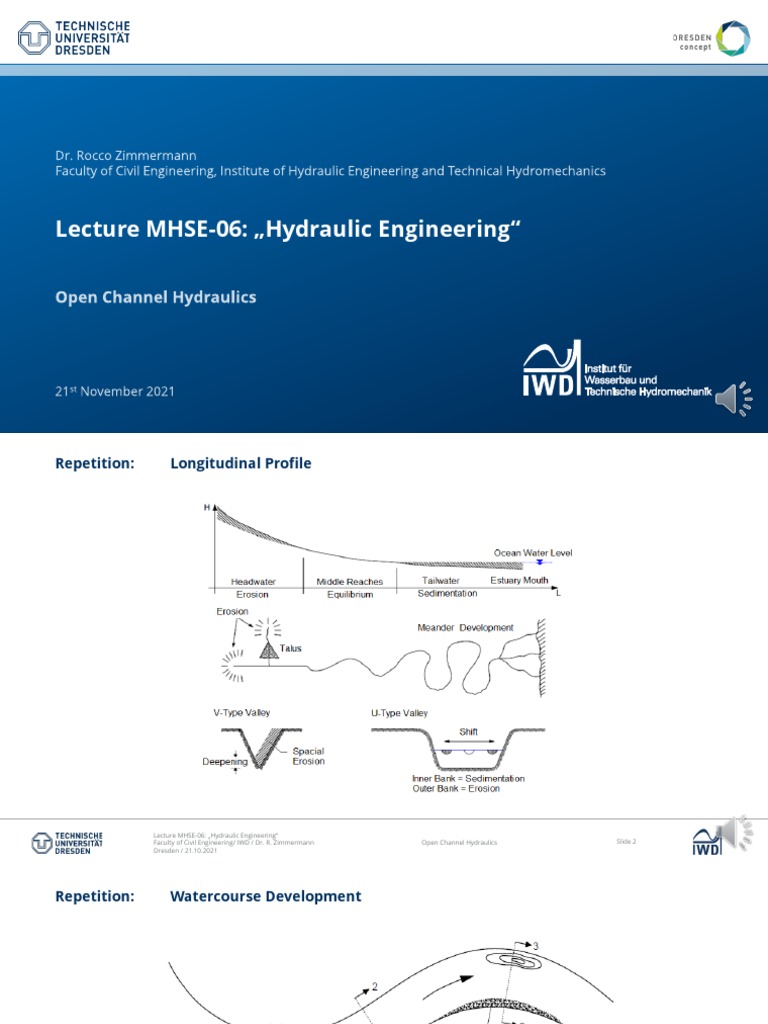 Lecture on Open Channel Hydraulics Theory | PDF | Reynolds Number ...