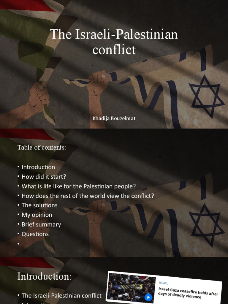 Origins of the Israeli-Palestinian Conflict | PDF