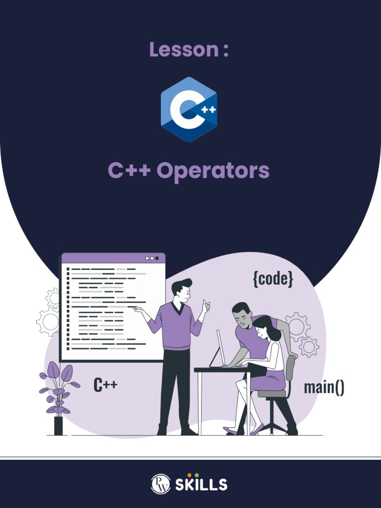 Lesson Plan 4 C++ Operators | PDF | C++ | Computer Science