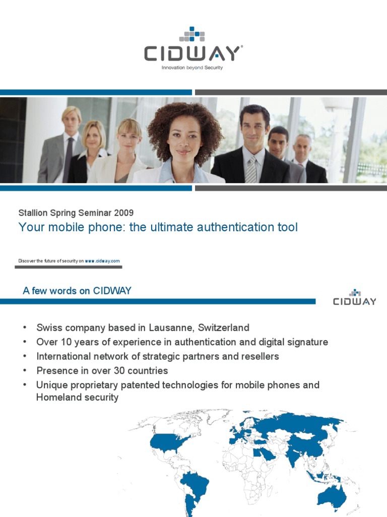 Cidway CHG Presentation | PDF | Application Software | Information ...