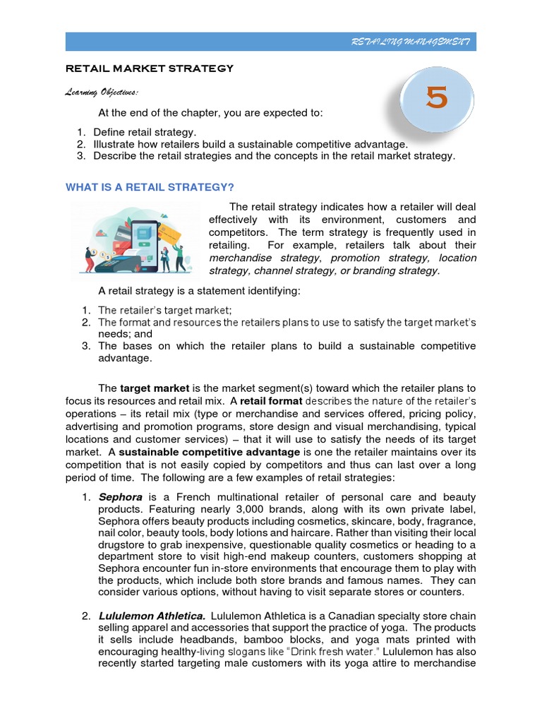 Chapter 5 Retail Market Strategy | PDF | Retail | Brand