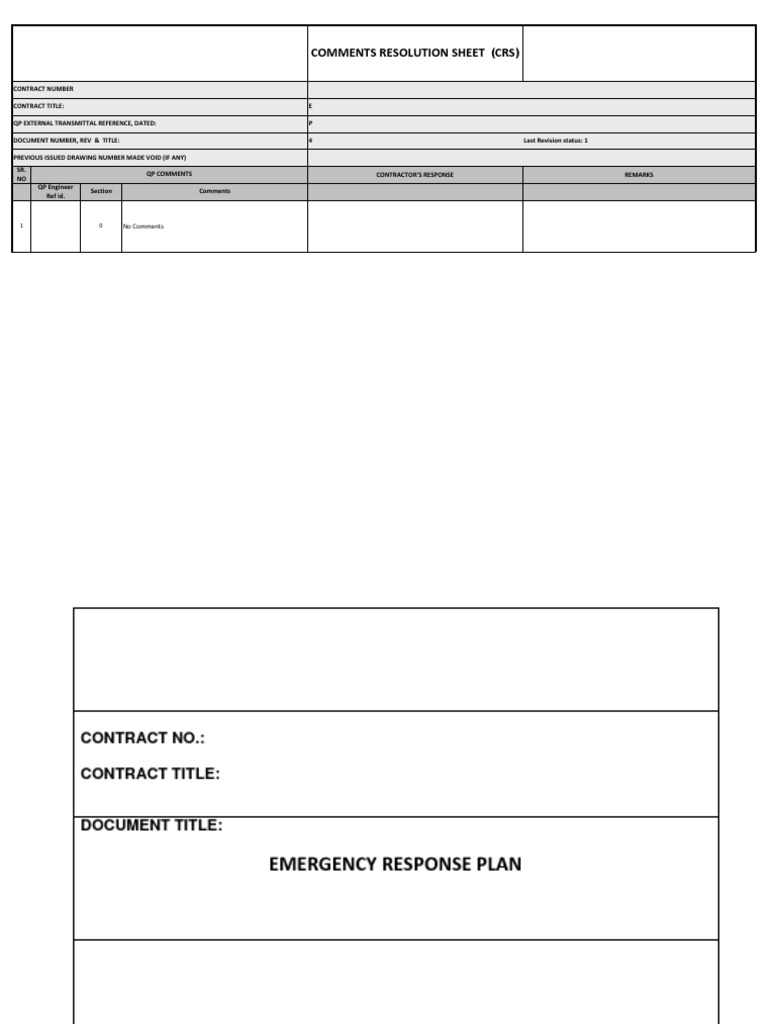 Emergency Plan | PDF | Emergency | Emergency Management