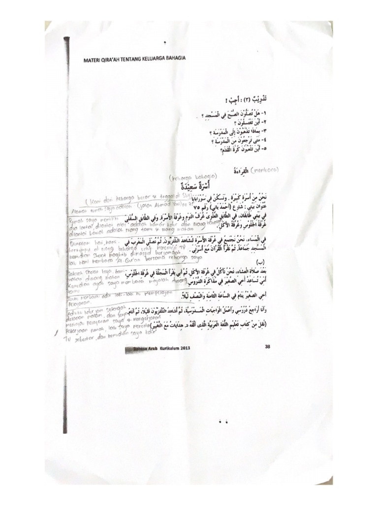 Terjemahan Keluarga Bahagia (DHEA AVERINA ZV) | PDF