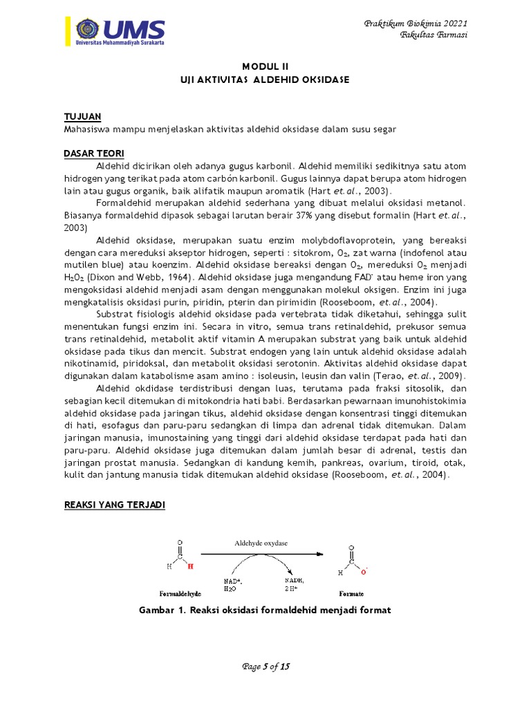 Modul+II +Uji+Aktivitas+Aldehid+Oksidase | PDF