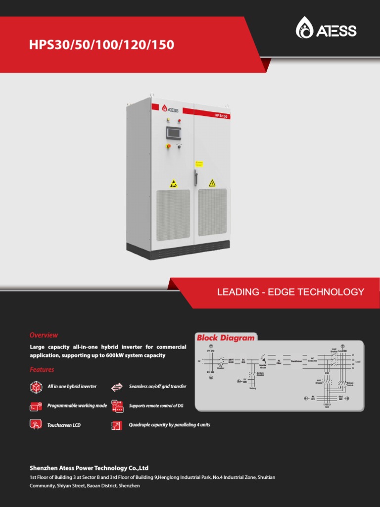 HPS 100 | PDF | Power Inverter | Alternating Current