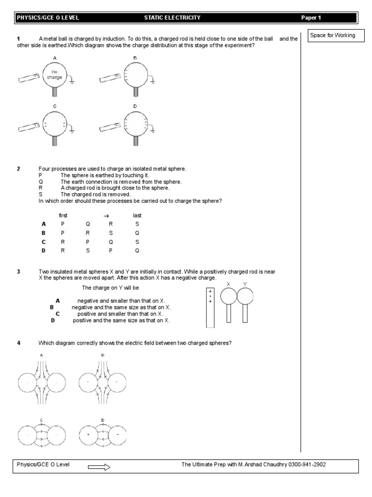 16 Static Electricity | PDF | Electric Charge | Electrostatics