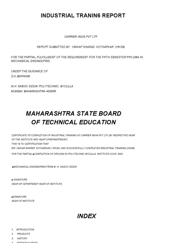 Industrial Traning Report On Tata | PDF | Motor Vehicle | Car