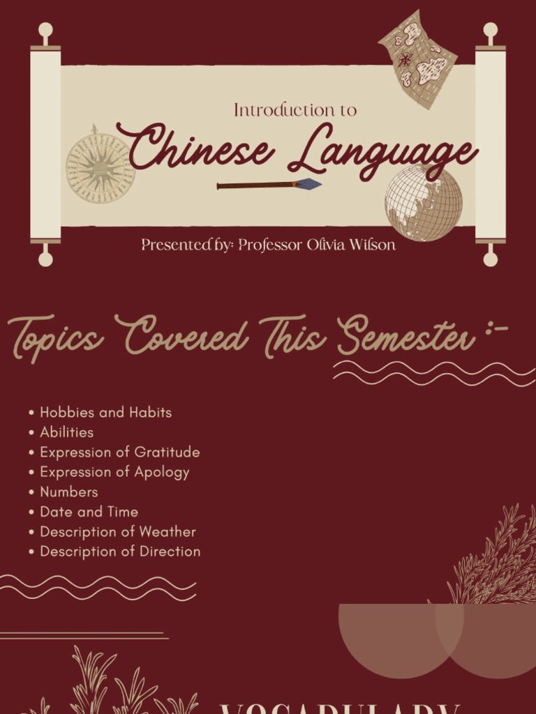 Introduction To The Chinese Language | PDF