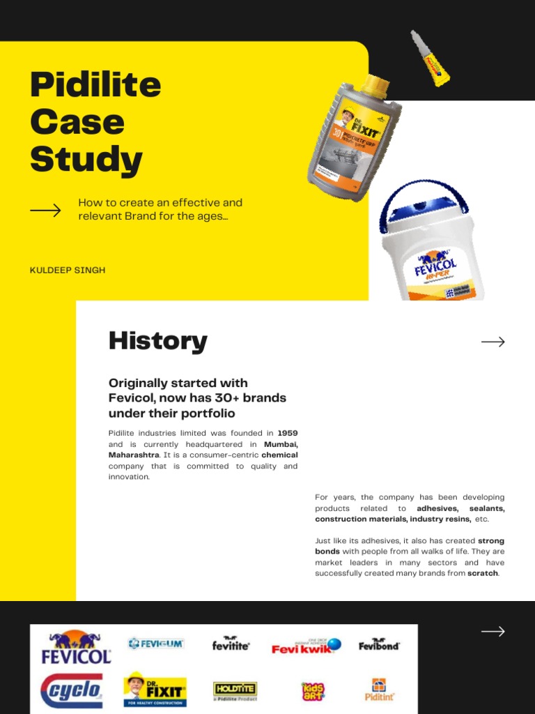 Pidilite Case Study | Download Free PDF | Brand | Adhesive