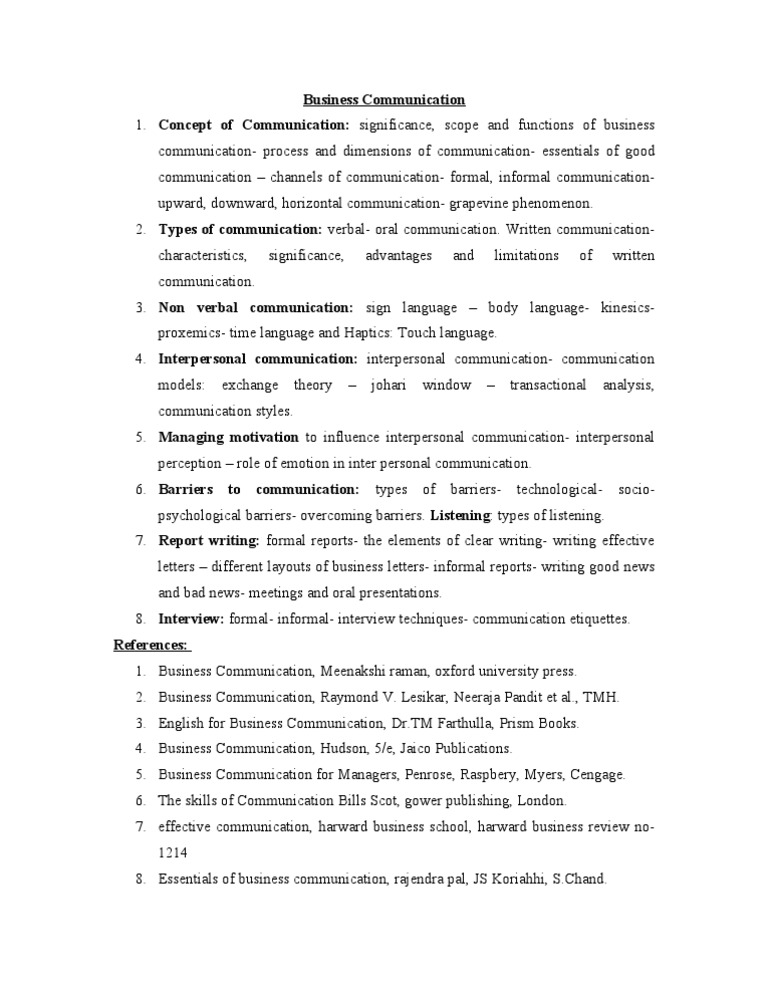 Essentials of Business Communication | PDF