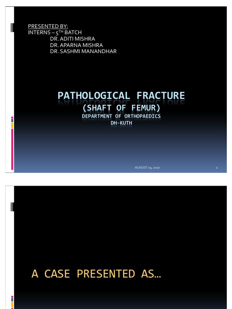 Pathological Fracture | PDF