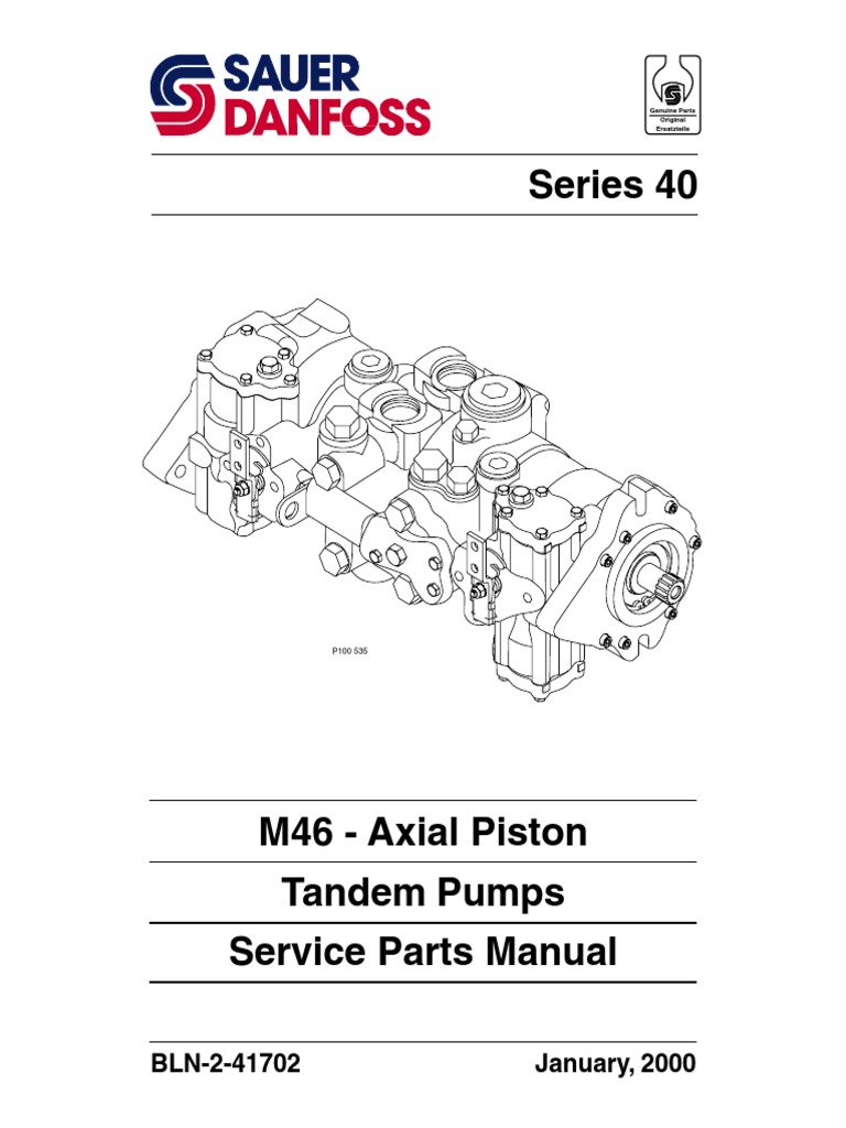 Bln-2-41702 s40 m46 Tandem Pump SPM | PDF | Pump | Valve