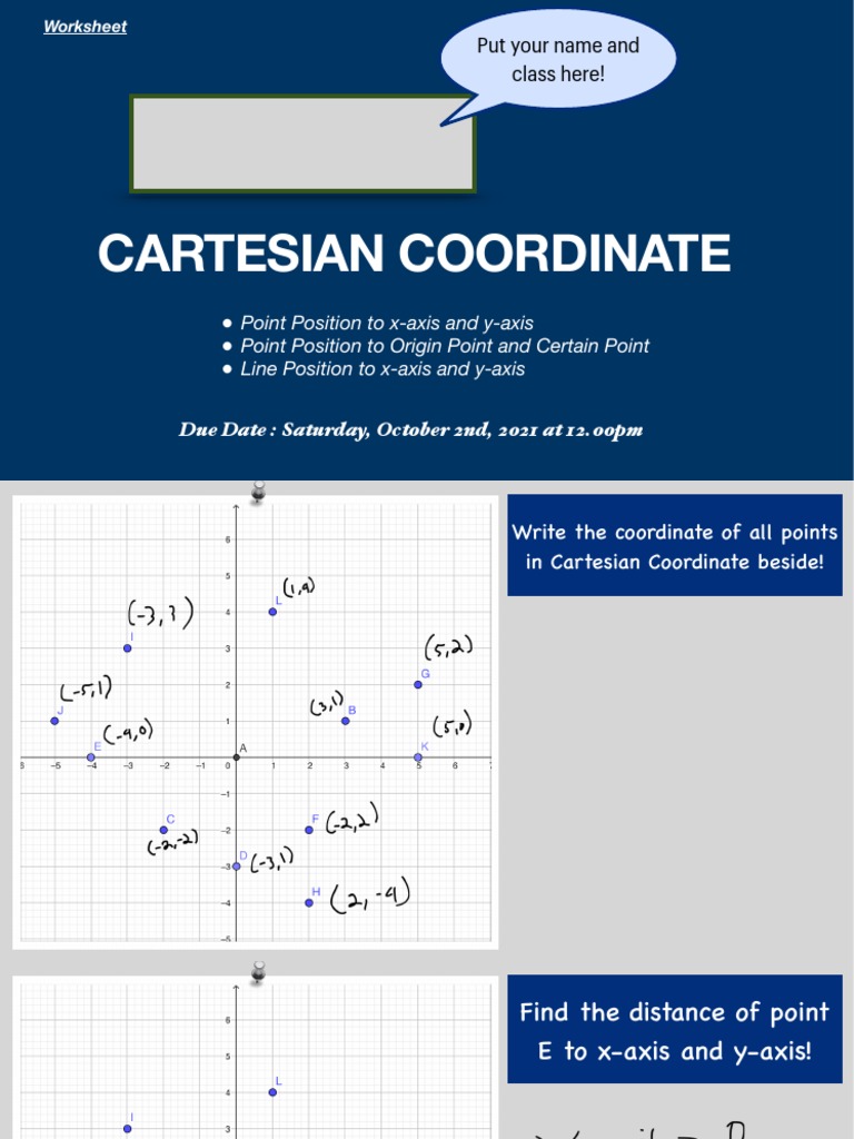 Assignment Of Cartesian Coordinate Pdf