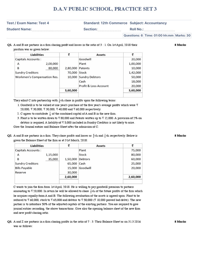 Admission | PDF | Goodwill (Accounting) | Balance Sheet