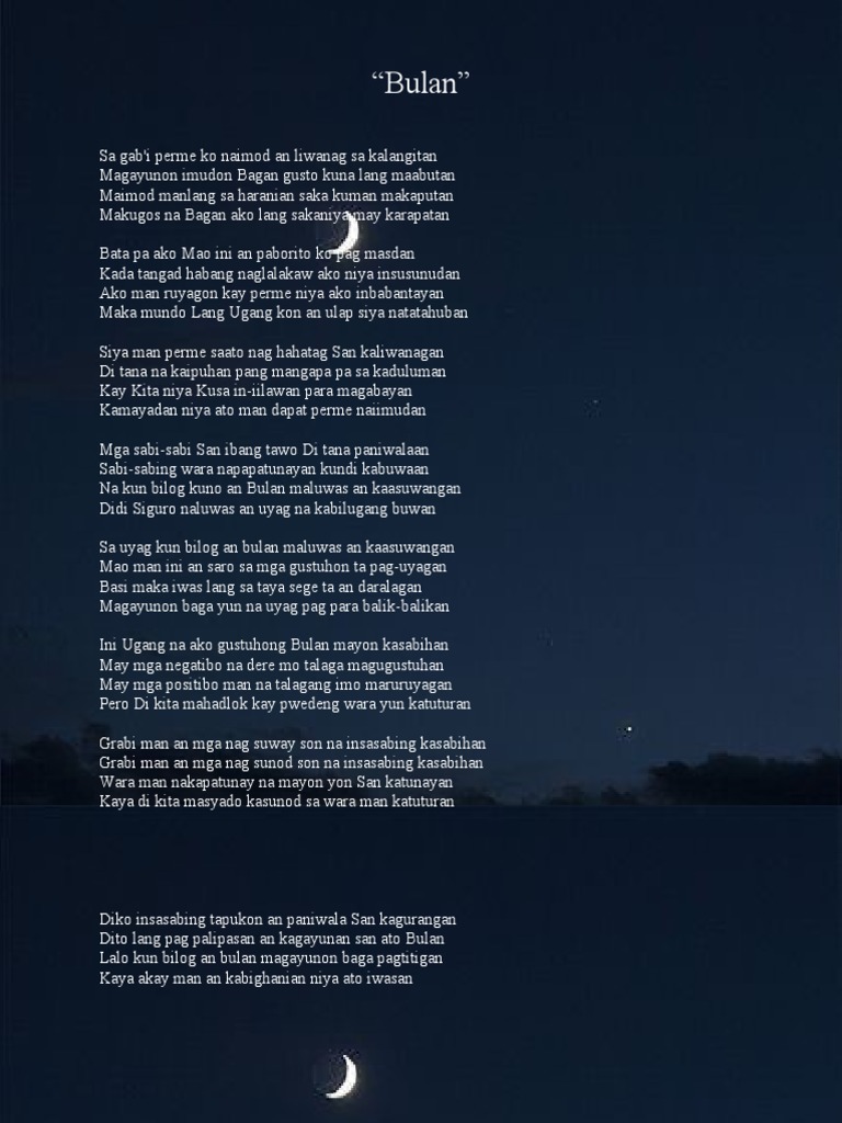 Carezo Hilary Anne RAWIT DAWIT Bulan | PDF